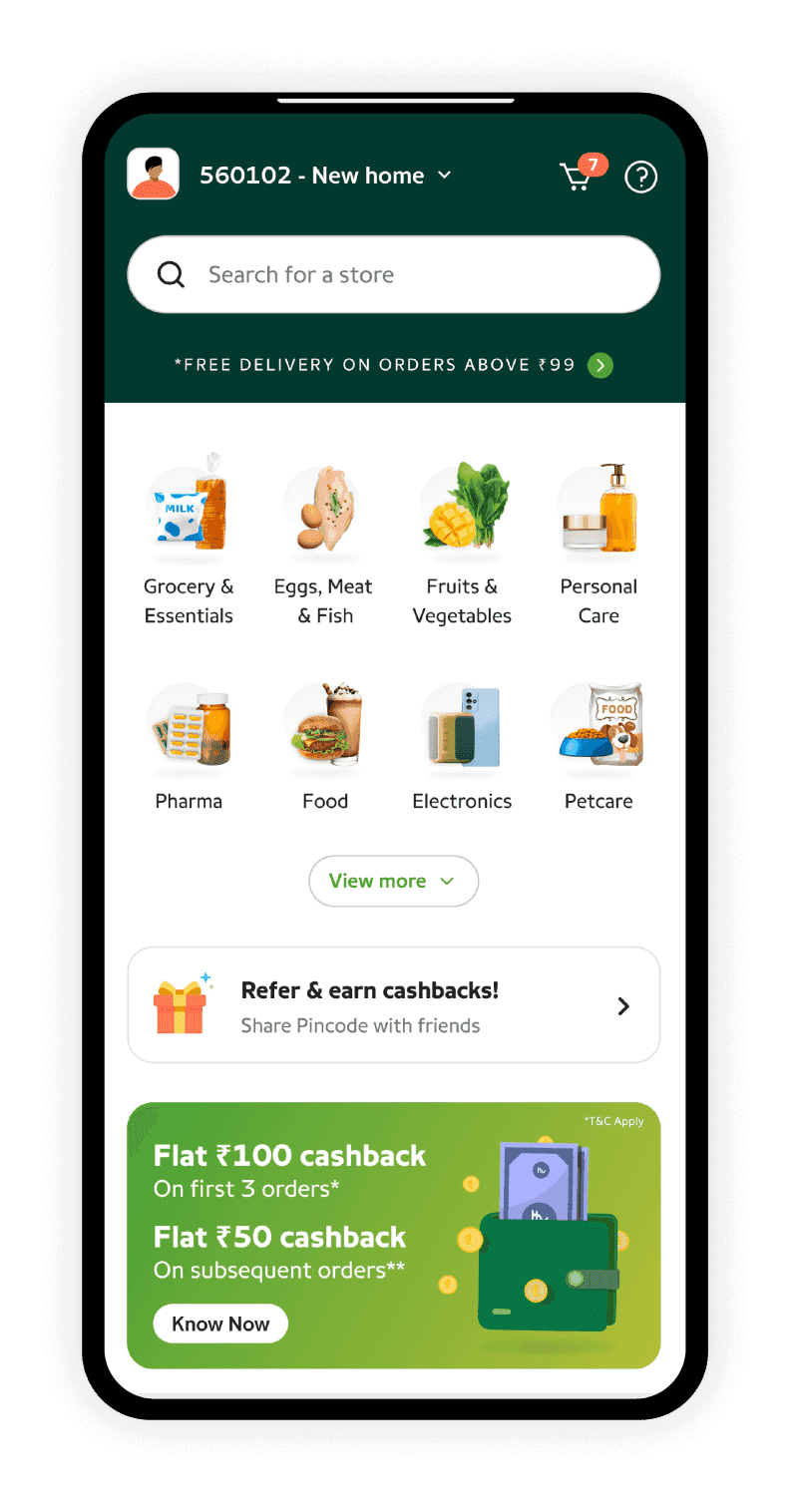 Pincode: One place for kiranas, food, pharmacies, decor and much more ...